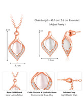 Contemporary Glam CZ Necklace Set – Peora India