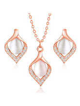 Contemporary Glam CZ Necklace Set – Peora India