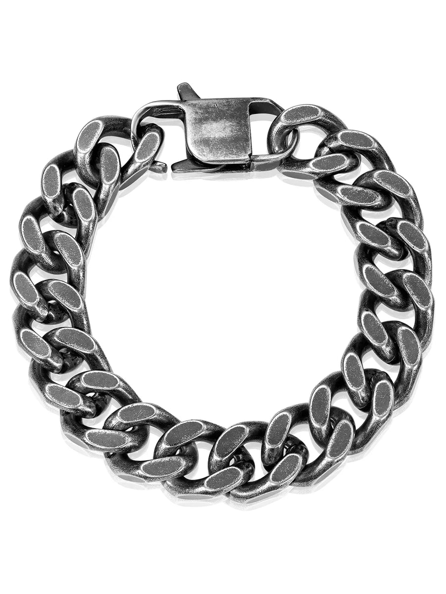 Dark Knight Bold Chain Bracelet For Men – Peora