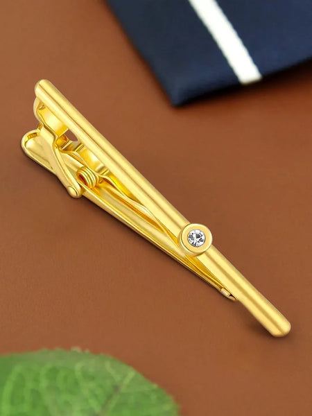 Men's Tie Pin with Subtle Crystals Accents | Peora – Peora India